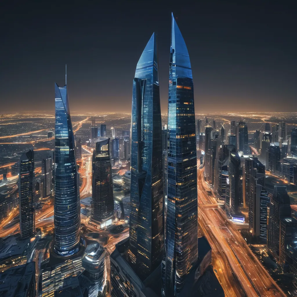 Discovering the Blue Tower on Sheikh Zayed Road